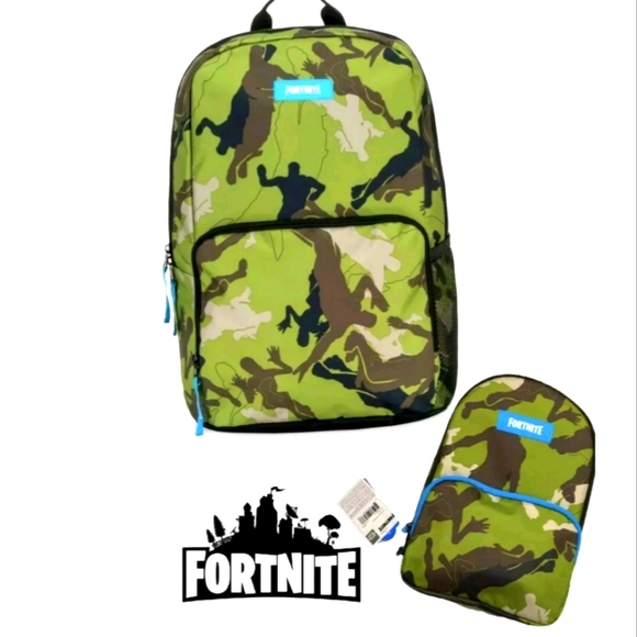Fortnite | Accessories | New Fortnite Camoflauge Backpack And Lunchbox ...